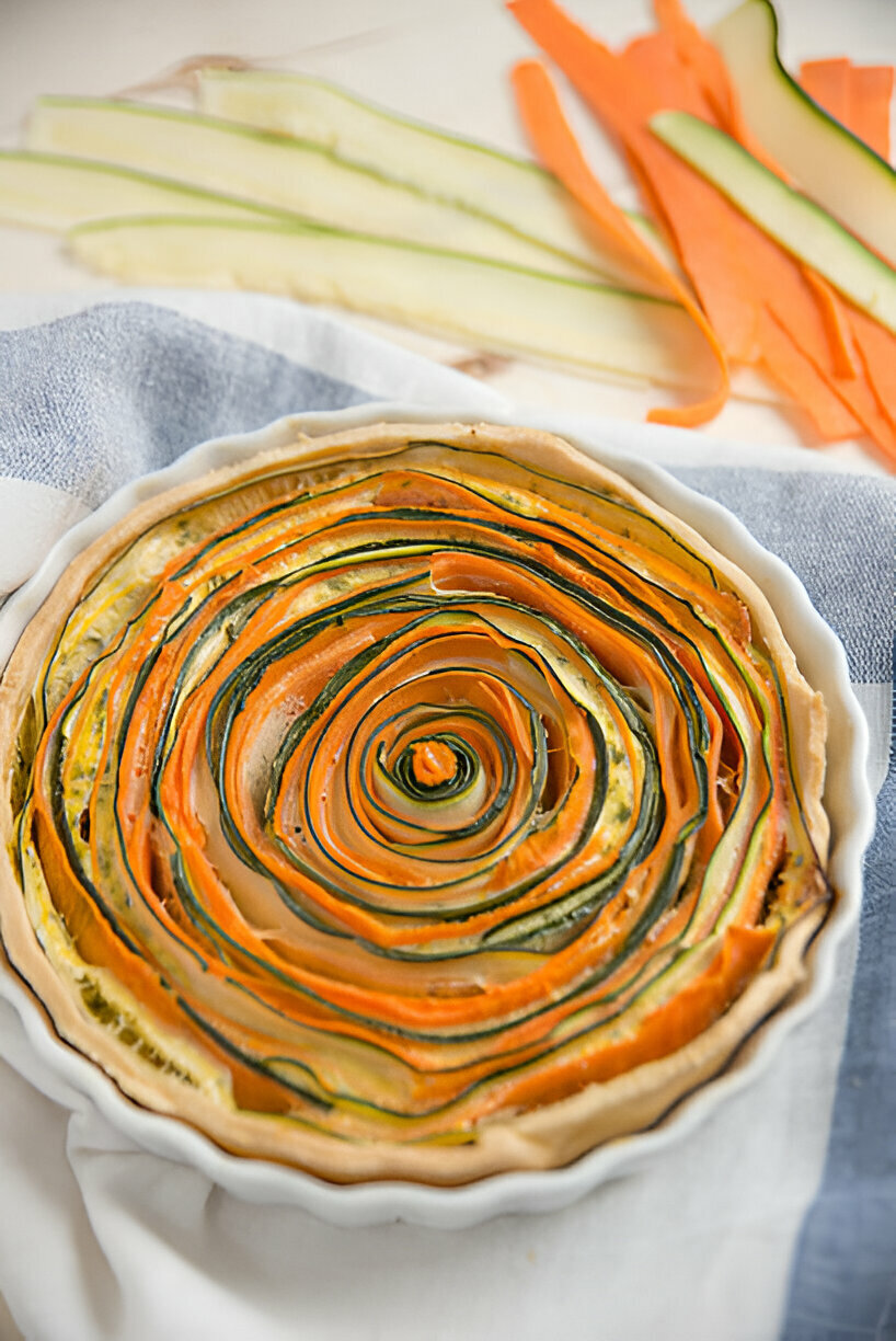 Vegetable Tart Recipe - DishPulse