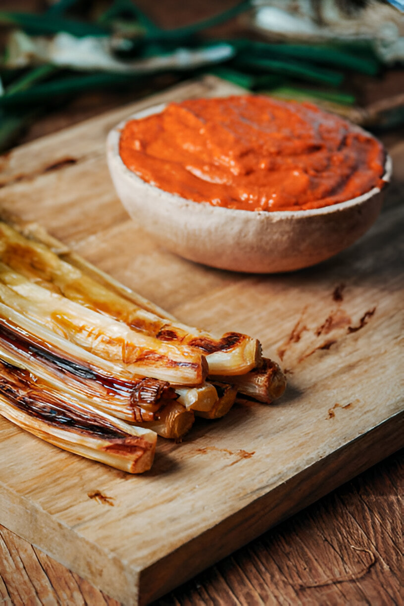 Romesco Sauce with Calçots Recipe - DishPulse