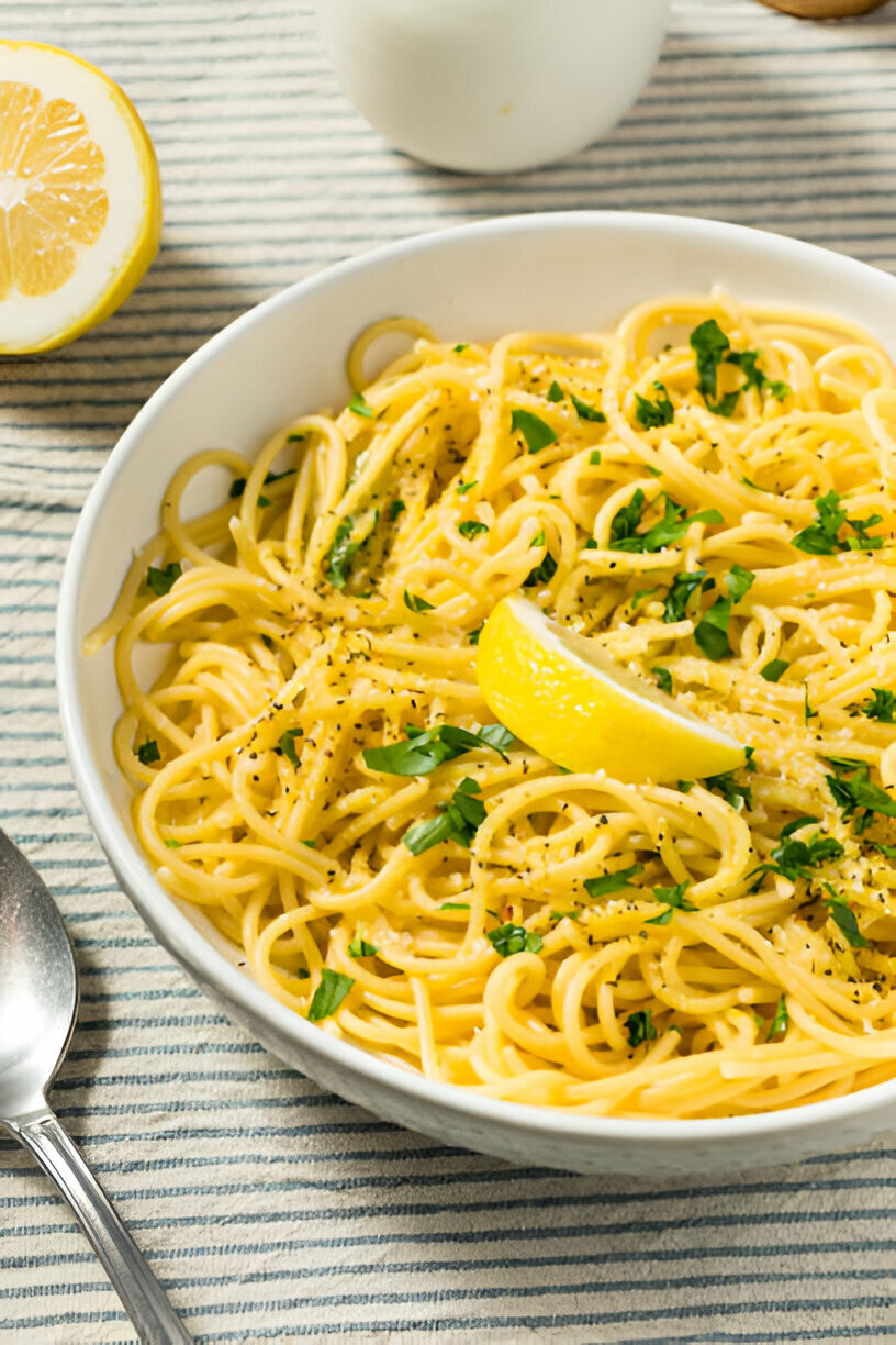 Lemon Pepper Pasta Recipe - DishPulse