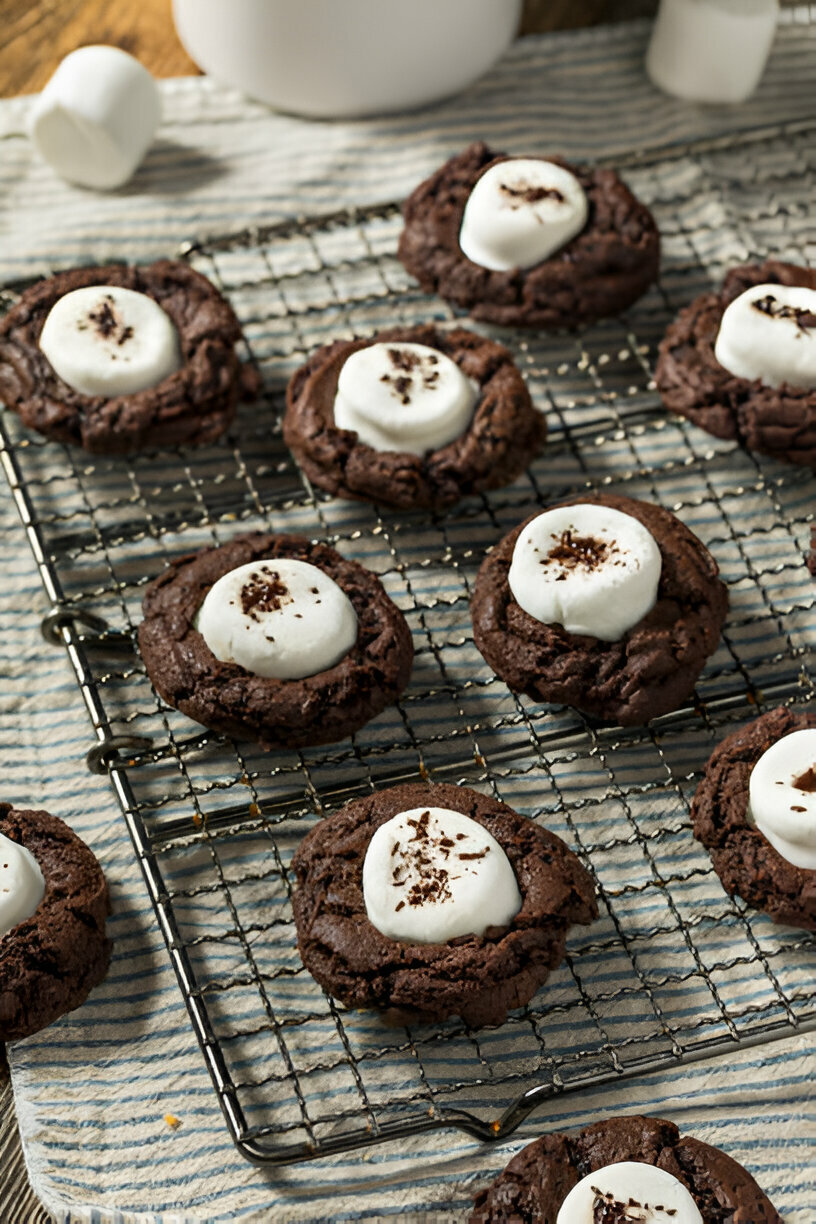 Chocolate Marshmallow Cookies Recipe