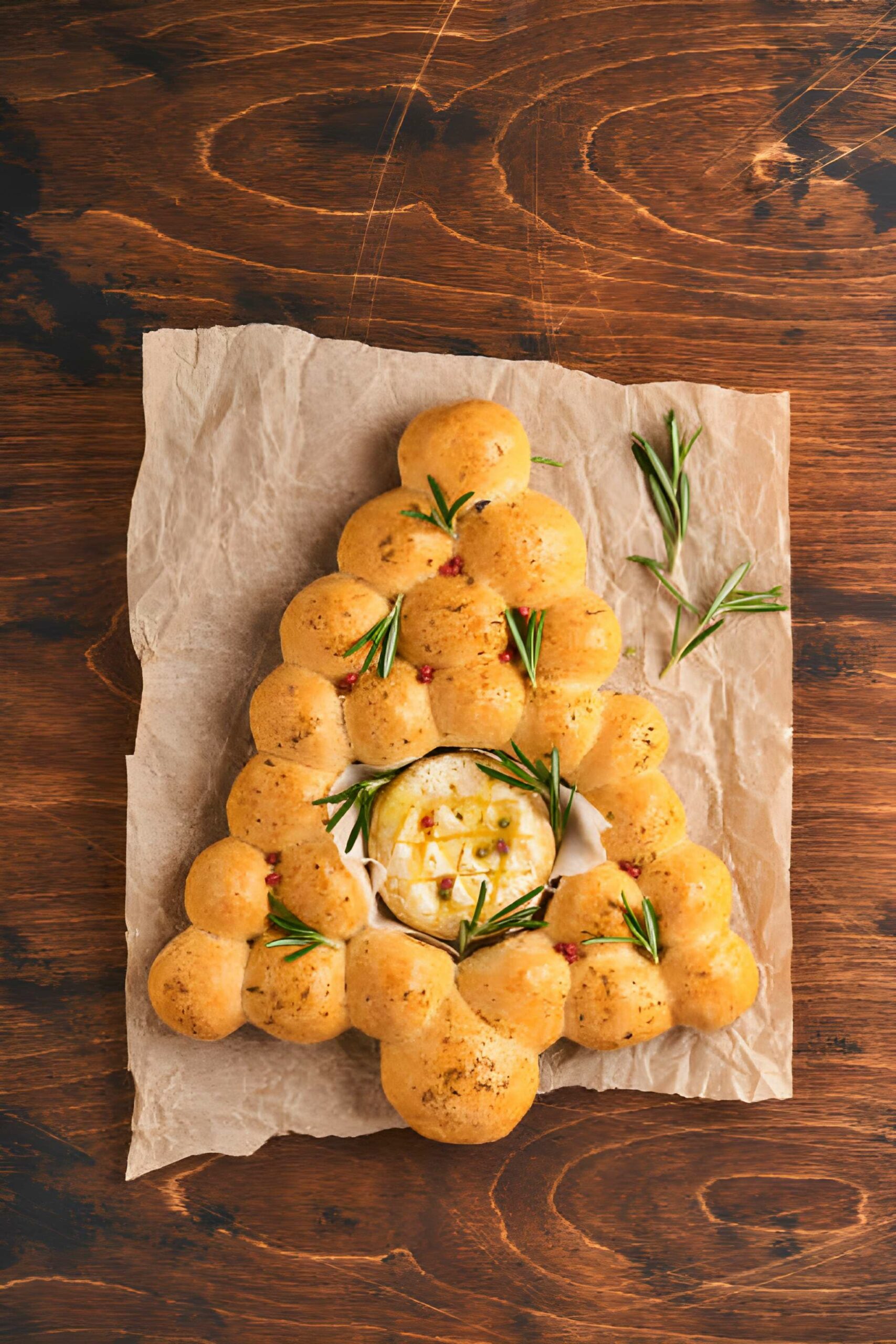 Christmas tree Camembert Recipe - DishPulse